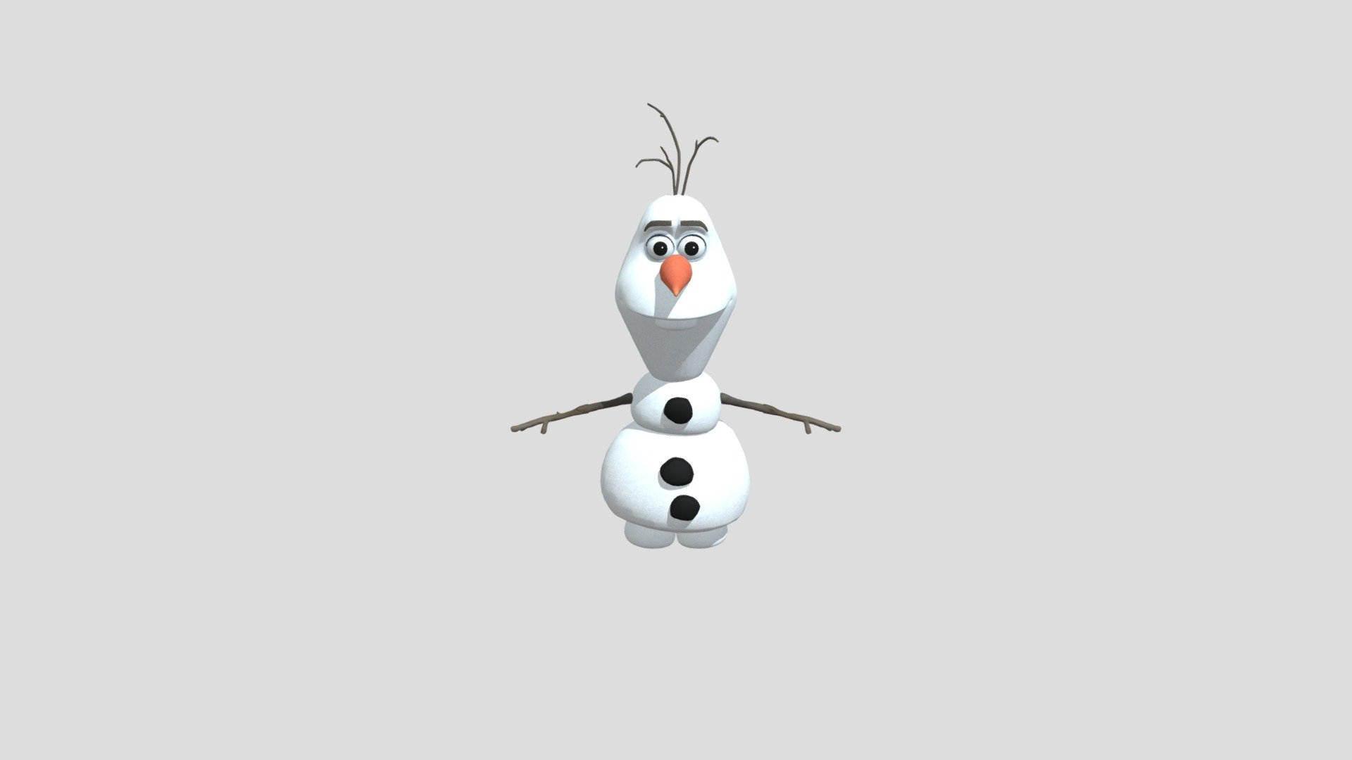 Olaf - Download Free 3D model by danigamer495channel [f2927e1] - Sketchfab