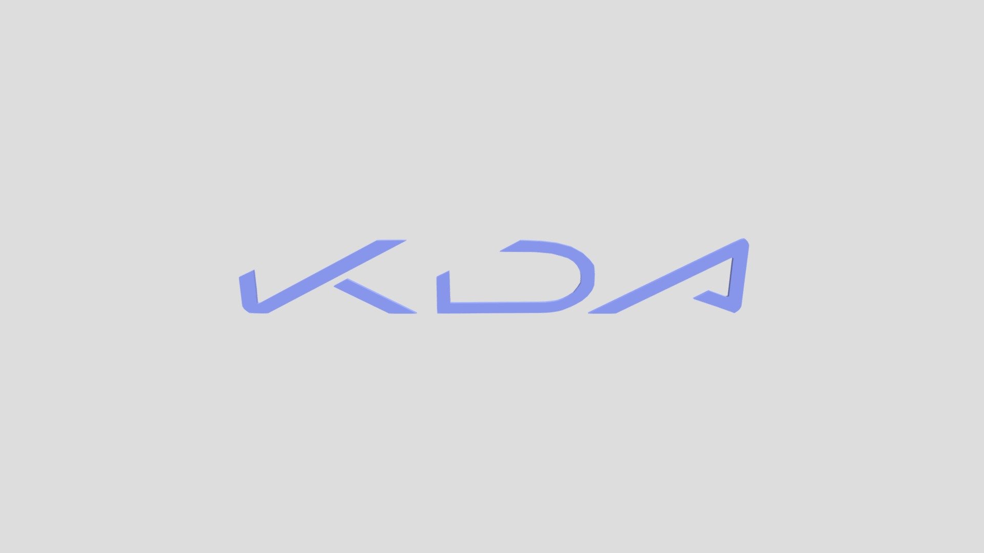 K/DA Logo From League of Legends - 3D model by thomassiamos [f294028 ...