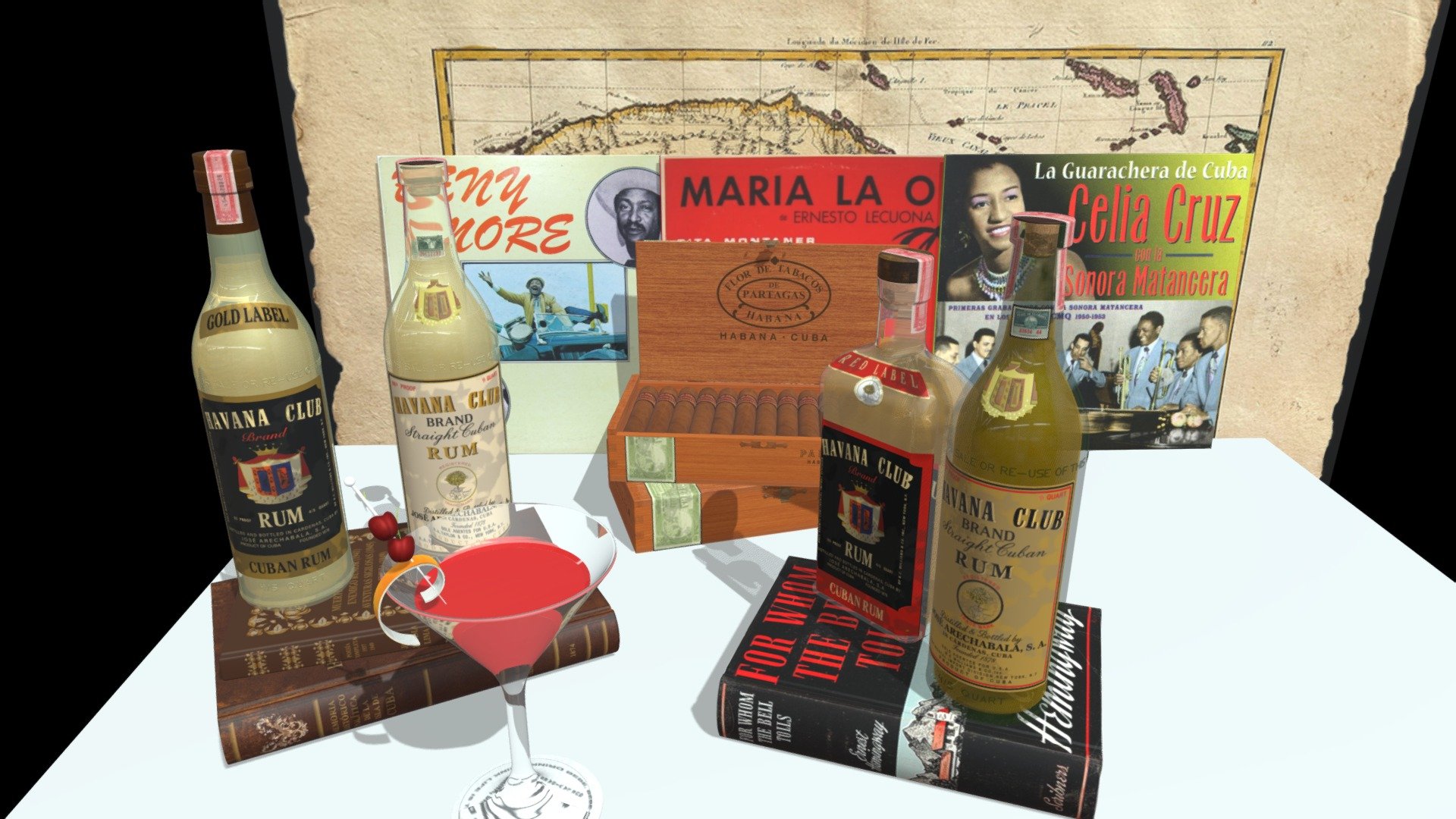 Cuban Memorabilia 1940-1950 - 02 - 3D model by Edgar Brito (@e.brito ...