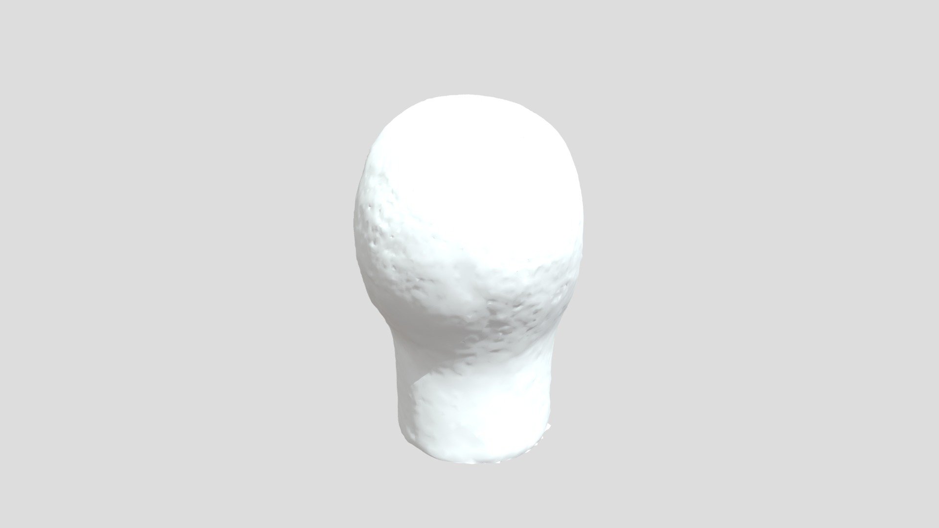 Mannequin head paper-mâché style - 3D model by schlaili [f2955ac ...