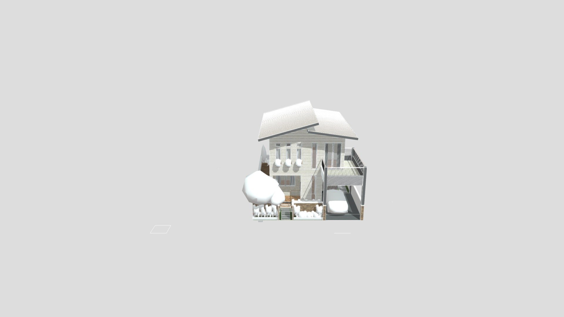 10x15 lot area House Design 1 - Download Free 3D model by ArchmageKass ...