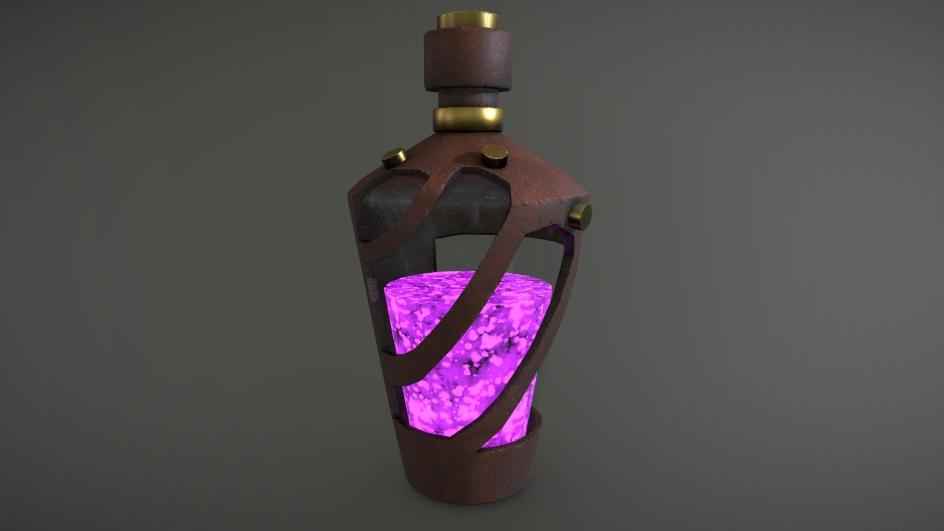 (Free) Low Poly - Potion Bottle - Download Free 3D model by ...
