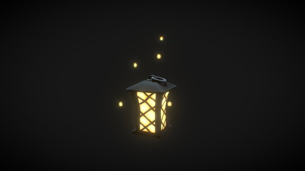 Lowpoly Lantern - 3D model by Toetech [f29ba5c] - Sketchfab