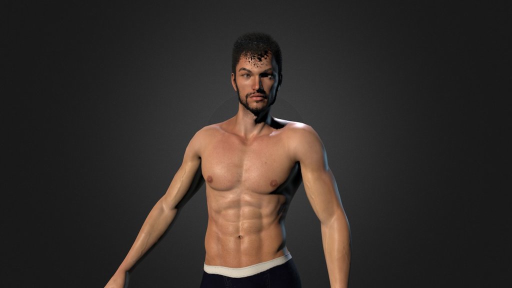 Male test - 3D model by Vladimir (@vladud) [f29bcb2] - Sketchfab
