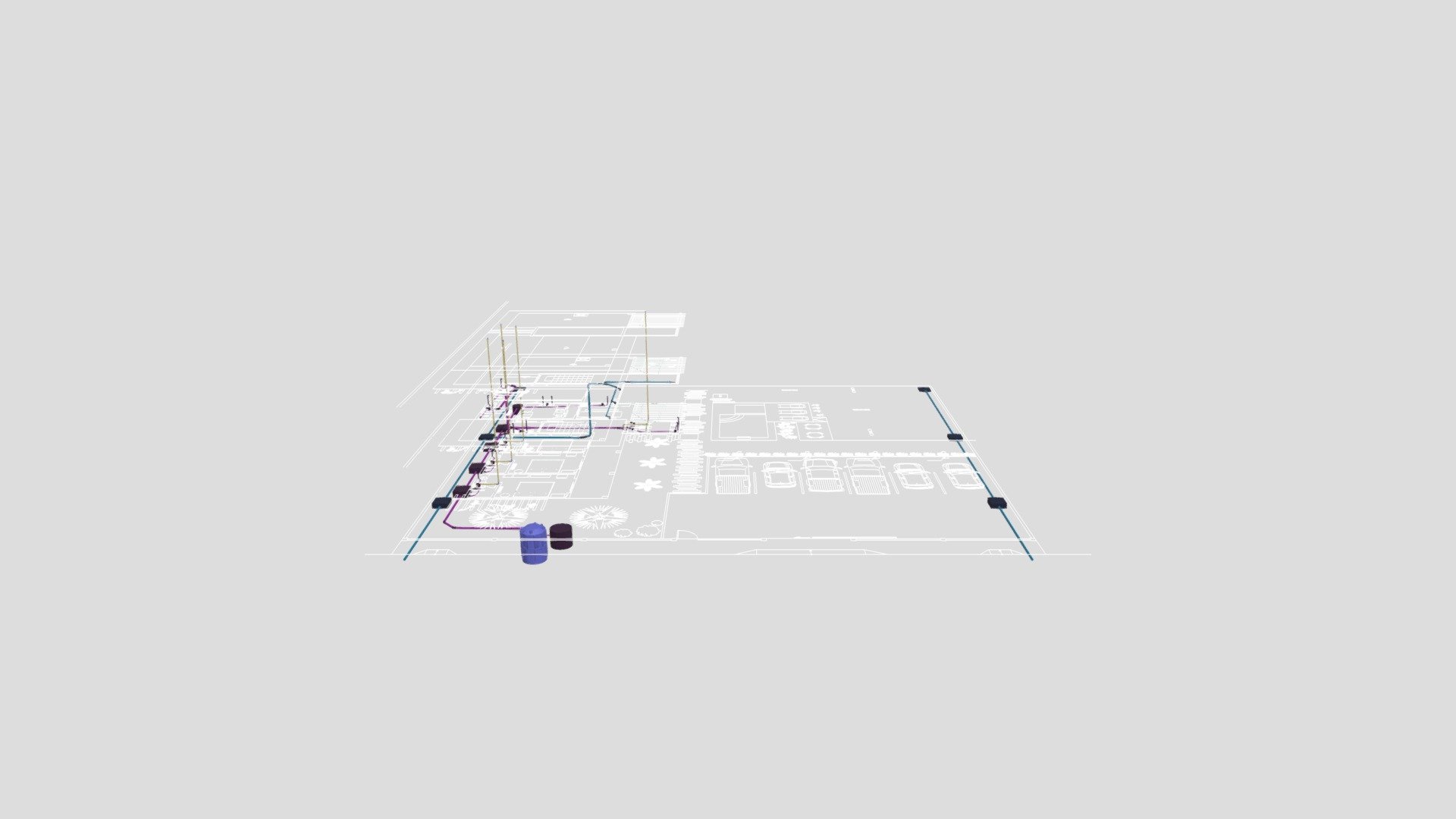 PROJETO SANITÁRIO KATITU - Download Free 3D model by ETNOPRO ENG ...