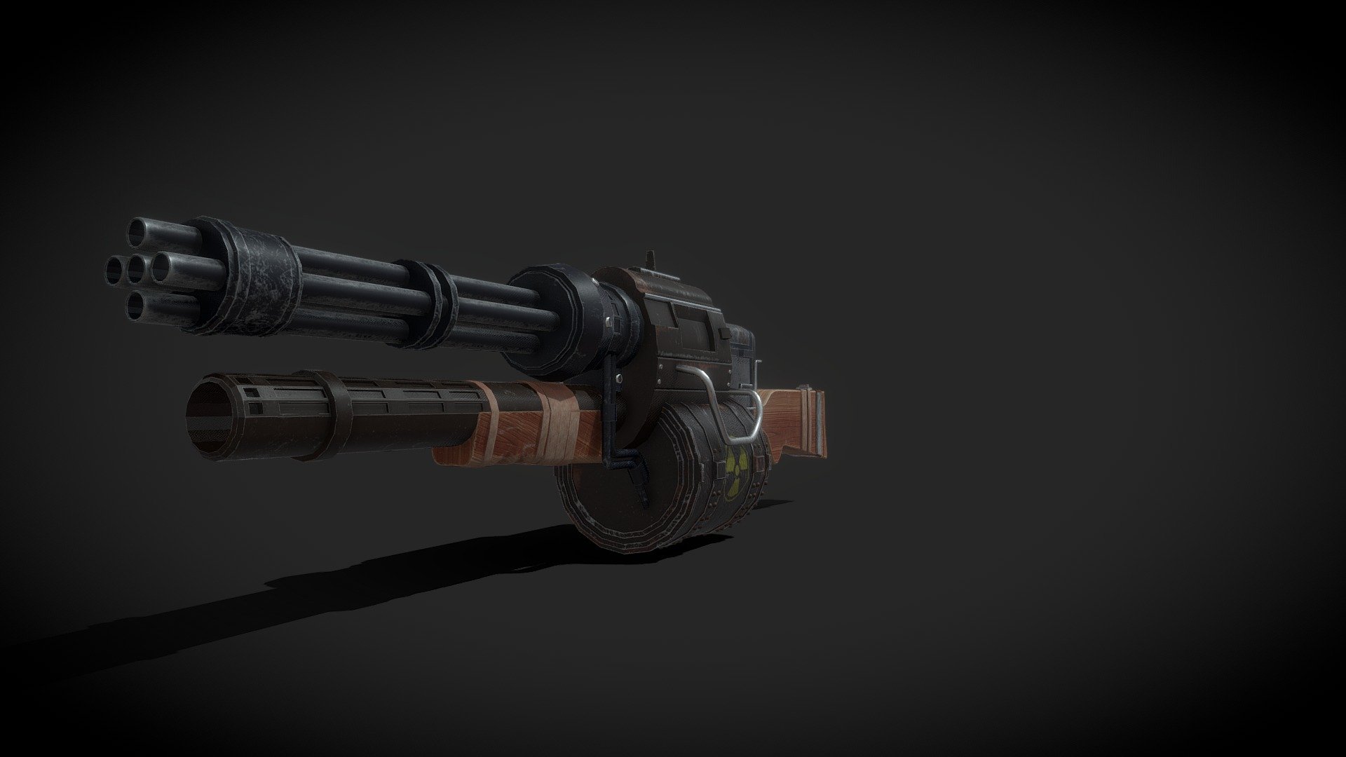 Mini-gun - 3D model by valentin.quetto [f29ec02] - Sketchfab