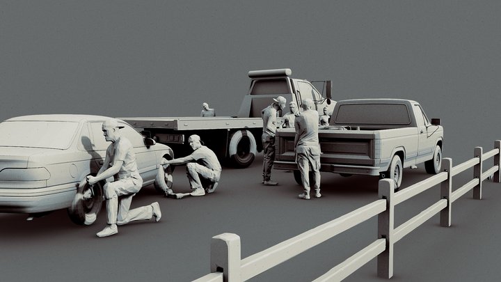 Traffic 3D models - Sketchfab