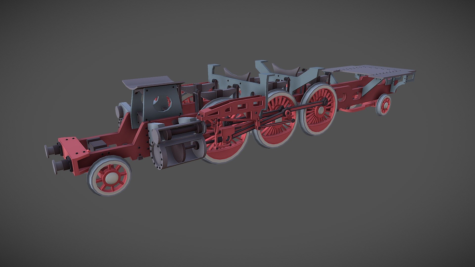 Locomotive - Download Free 3D model by _SeF_ [f2a0065] - Sketchfab