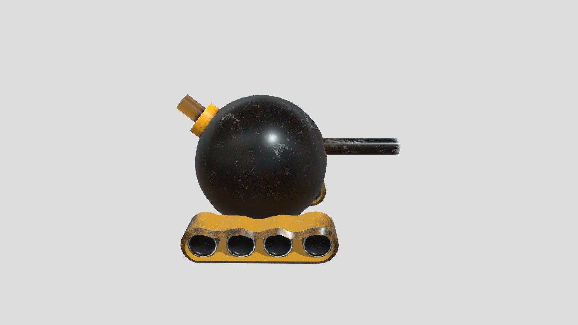 Bomb Tank Model Textured - 3D model by caidampier [f2a1288] - Sketchfab