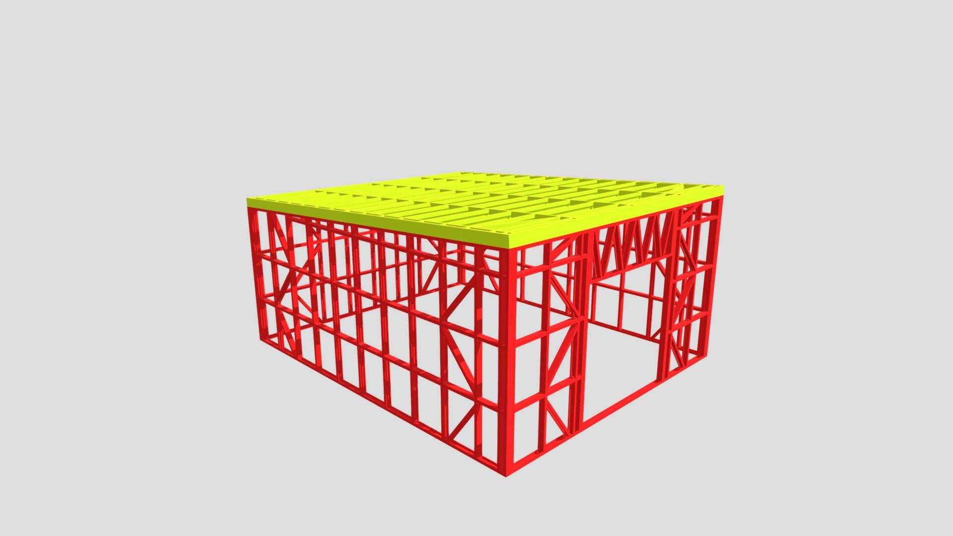 D Shed 5000 x 6000 - Download Free 3D model by Steel Frame Solutions ...