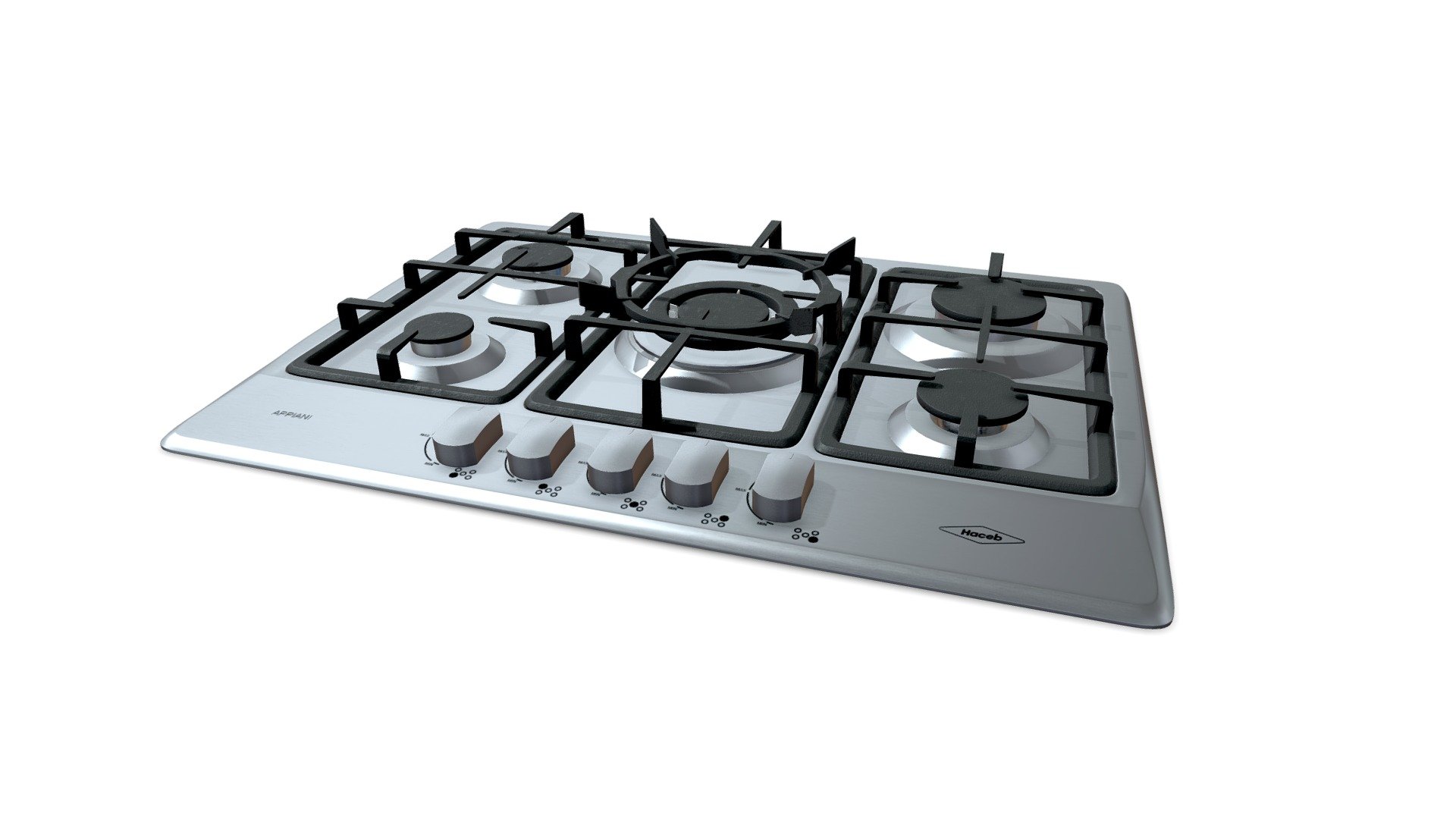 CUB AP CG 70 INOX 5P GN MF - Buy Royalty Free 3D model by Inmersivo S.A ...