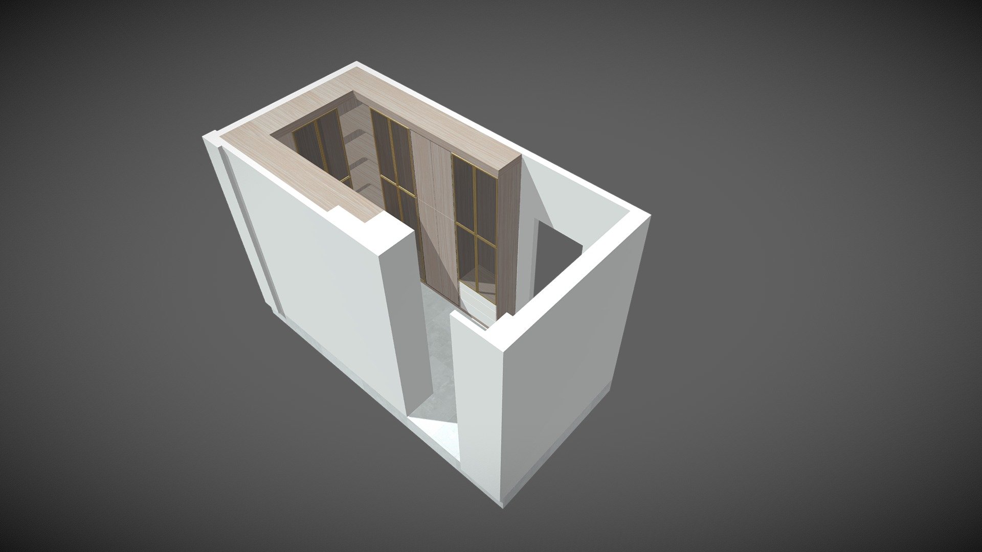 Master closet - 3D model by gsharov24 [f2a2014] - Sketchfab