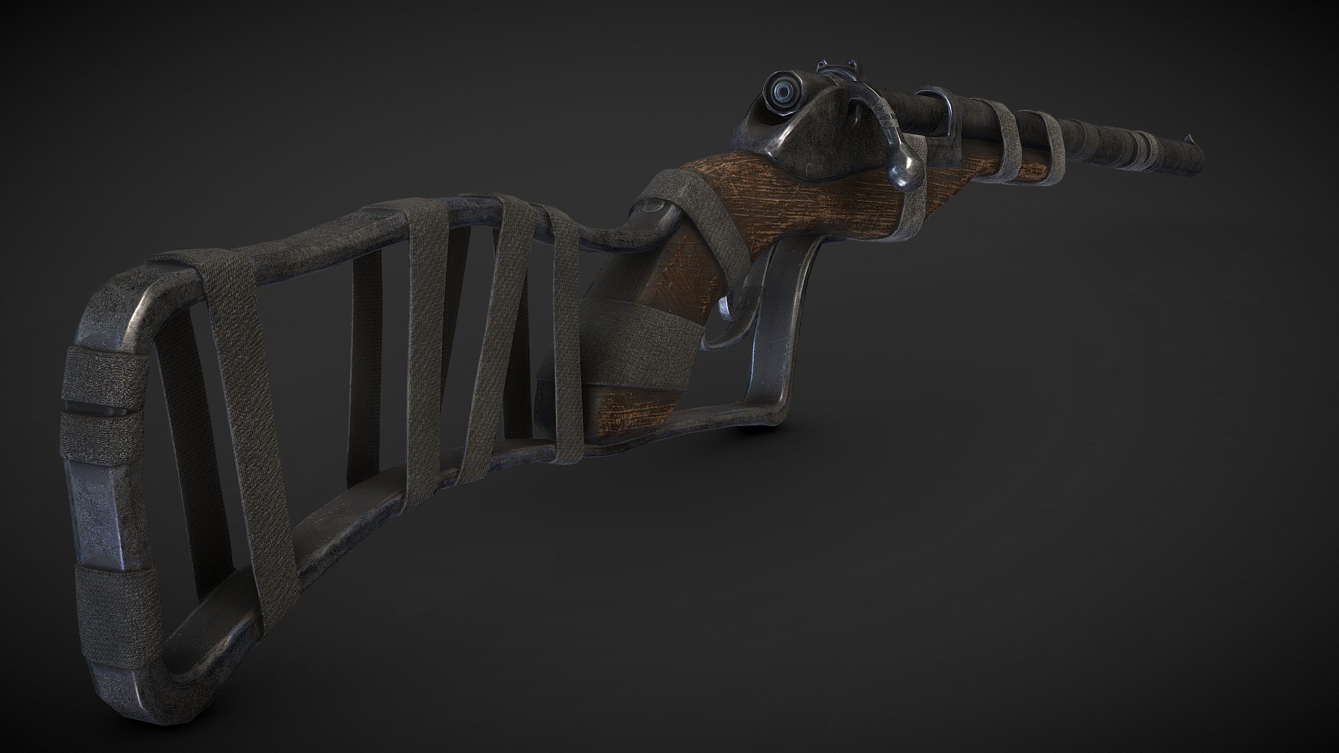 Rifle - 3D model by Shedmon [f2a3897] - Sketchfab