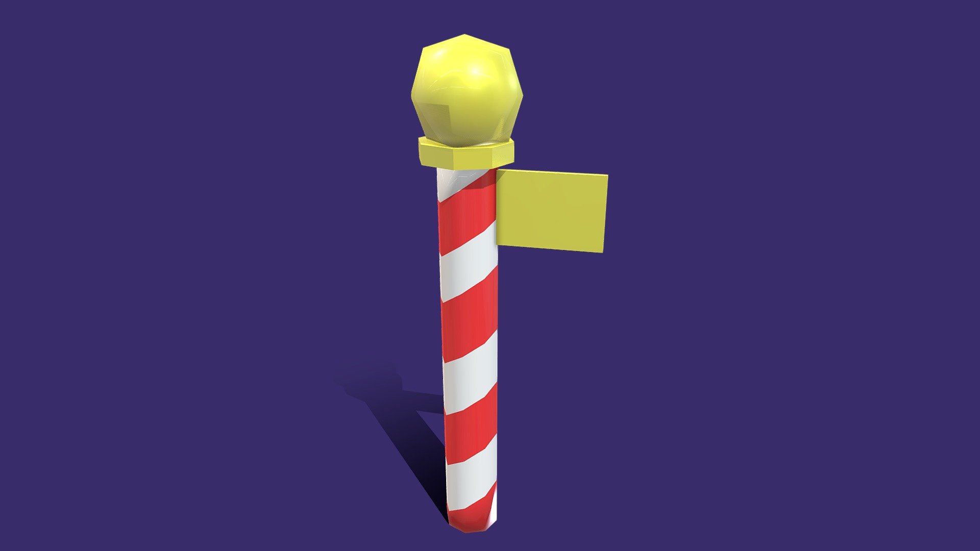 Lonk Flagpost - 3D model by Fluffytango [f2a3c29] - Sketchfab
