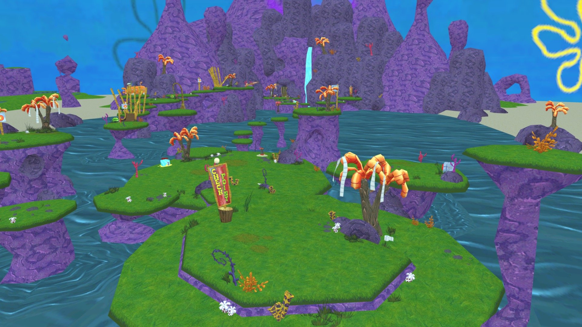 Battle for Bikini Bottom - Jellyfish Fields B - Download Free 3D model ...