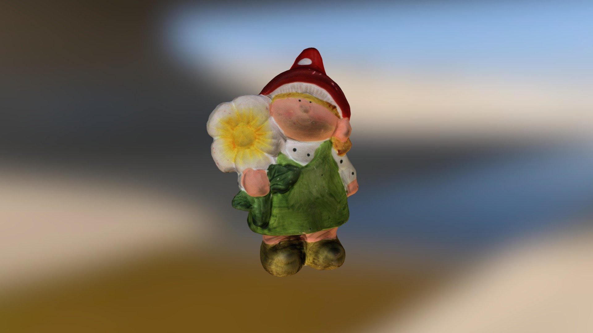 Garden Dwarf 2 - Download Free 3D model by drndadoo [f2a787b] - Sketchfab