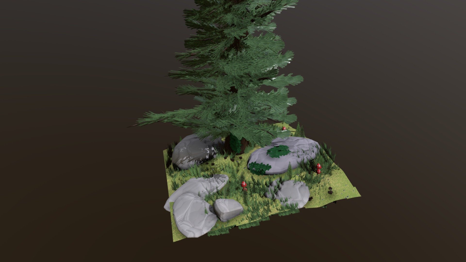 Pine Forest - Download Free 3D model by alexw15a [f2a7aa0] - Sketchfab