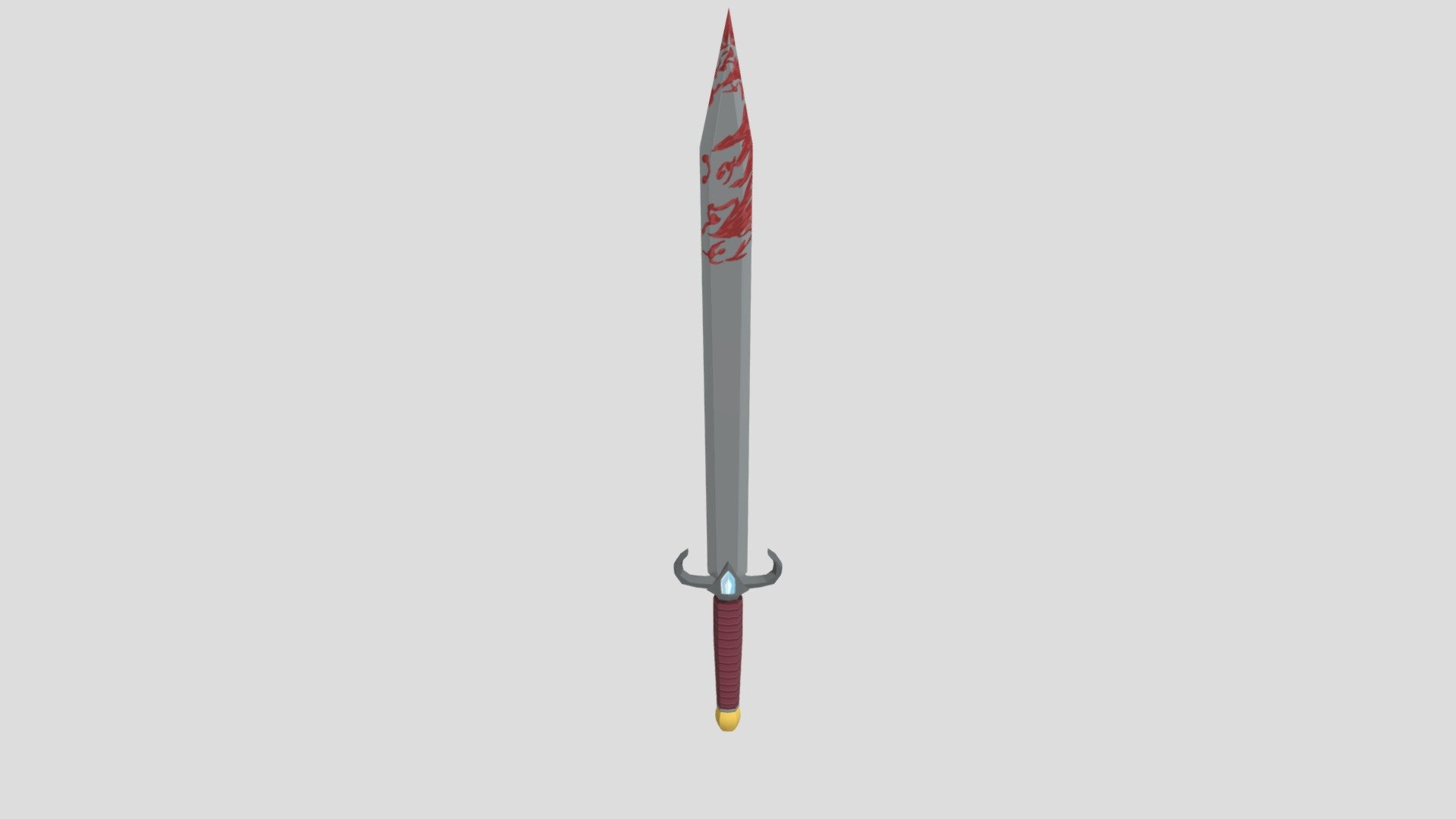 Bloody Sword - 3D model by emil.svendsen1 [f2a7d03] - Sketchfab