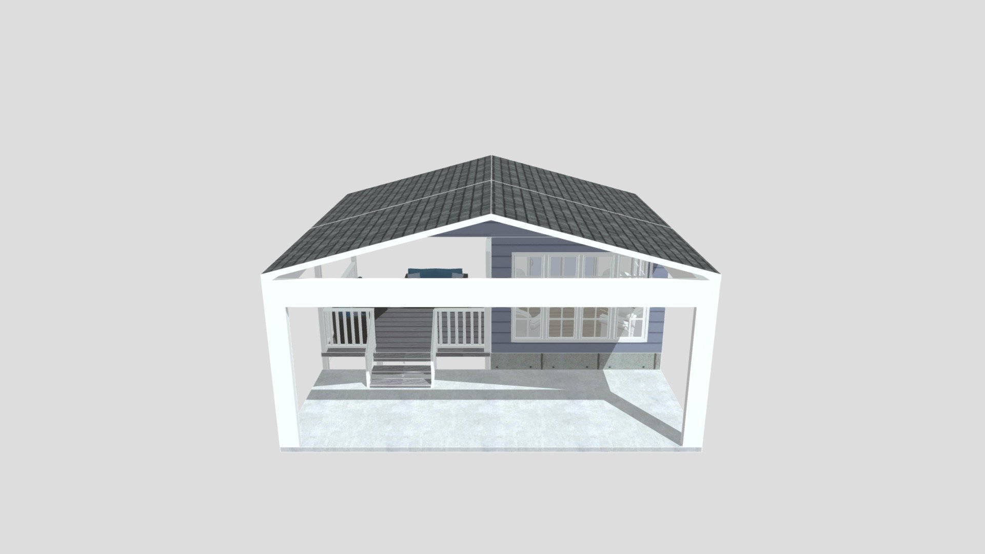 1022 - Home Addition - 3D model by jameslebine [f2a7f3e] - Sketchfab