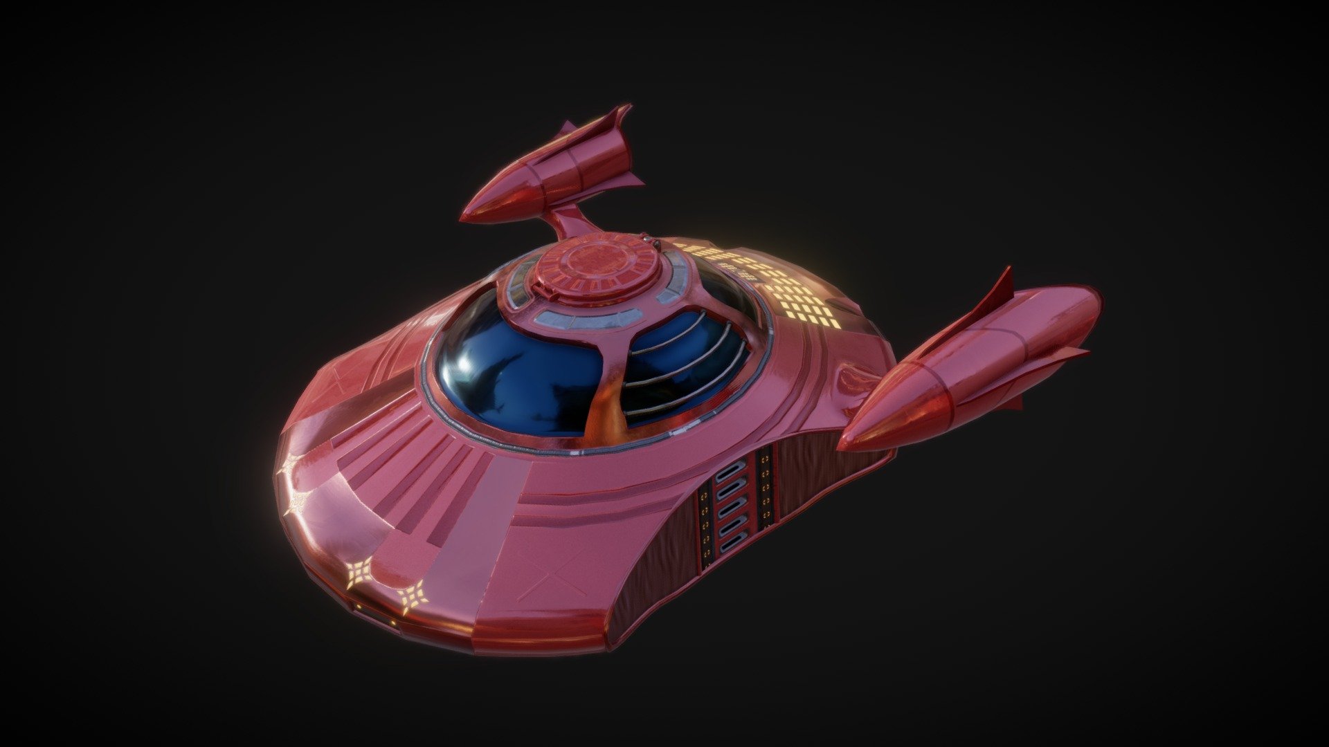 Bad Landing Spaceship - 3D model by JuanAntonioCGI (@maxguardior ...