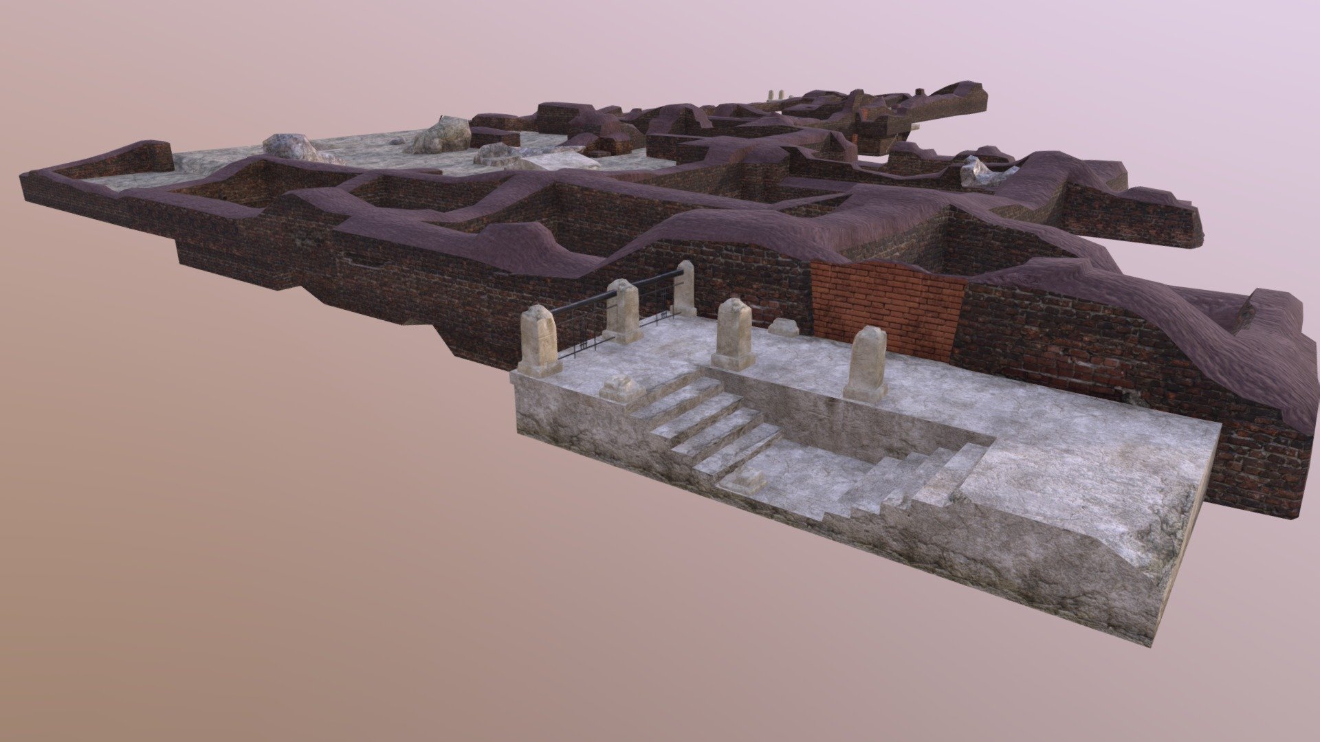 2010 Ruins - 3D model by r_ka (@ruslan.kindruk) [f2ac7cd] - Sketchfab