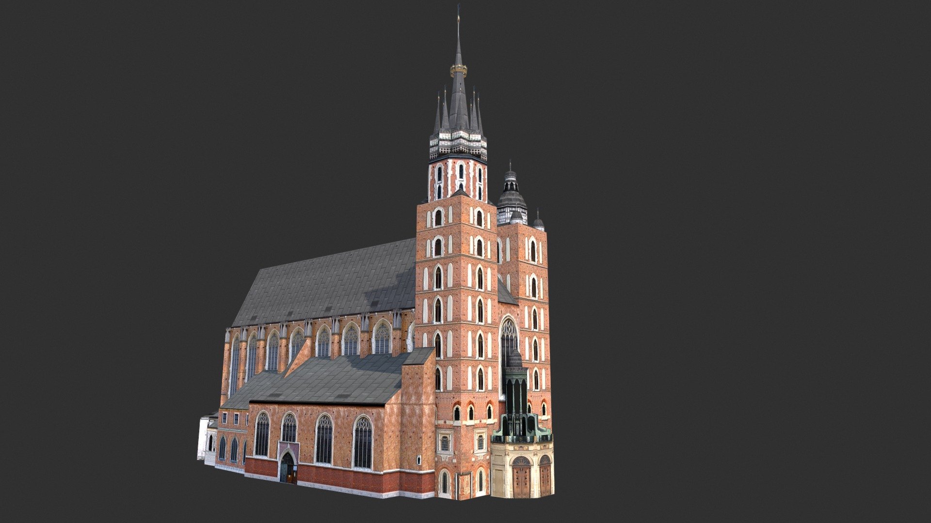 Church Low Poly 3d Model - Buy Royalty Free 3D model by danielmikulik ...
