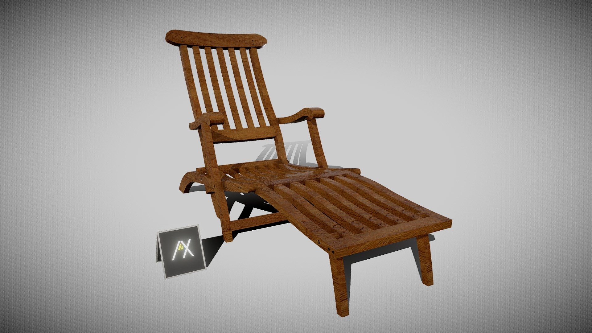 Titanic Deck Relax Chair - Download Free 3D model by axstream [f2aeee3] - Sketchfab