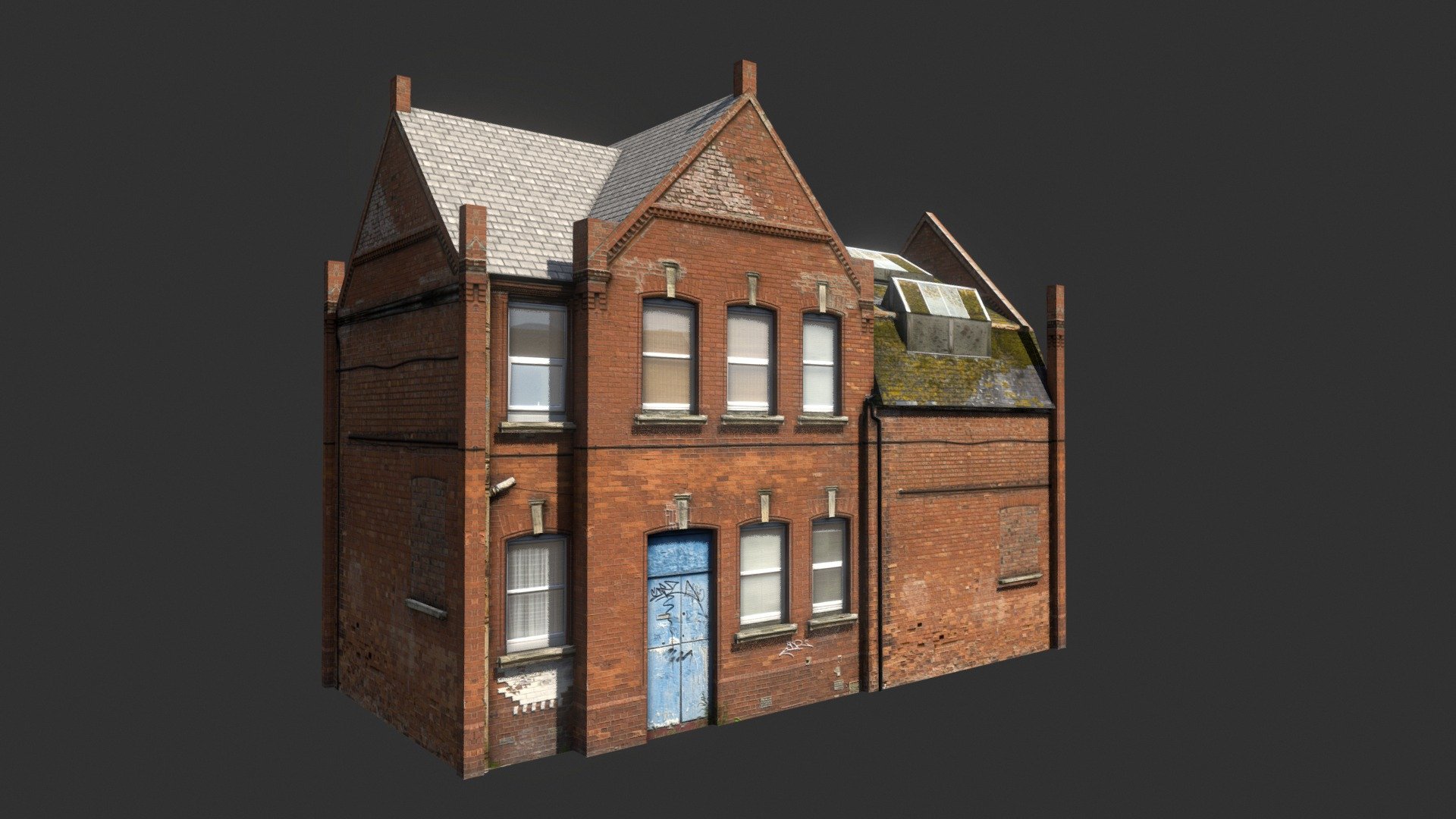 Old House Low poly 3d Model - Buy Royalty Free 3D model by ...