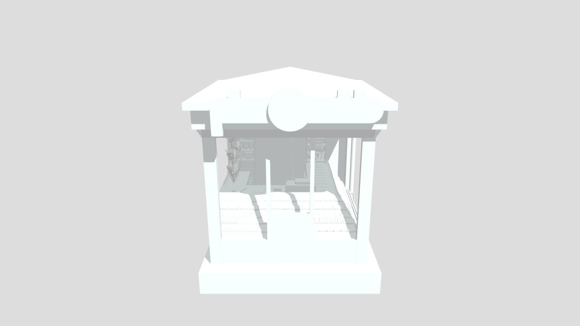 Kiosk - 3D model by lovebringer [f2b1bf0] - Sketchfab