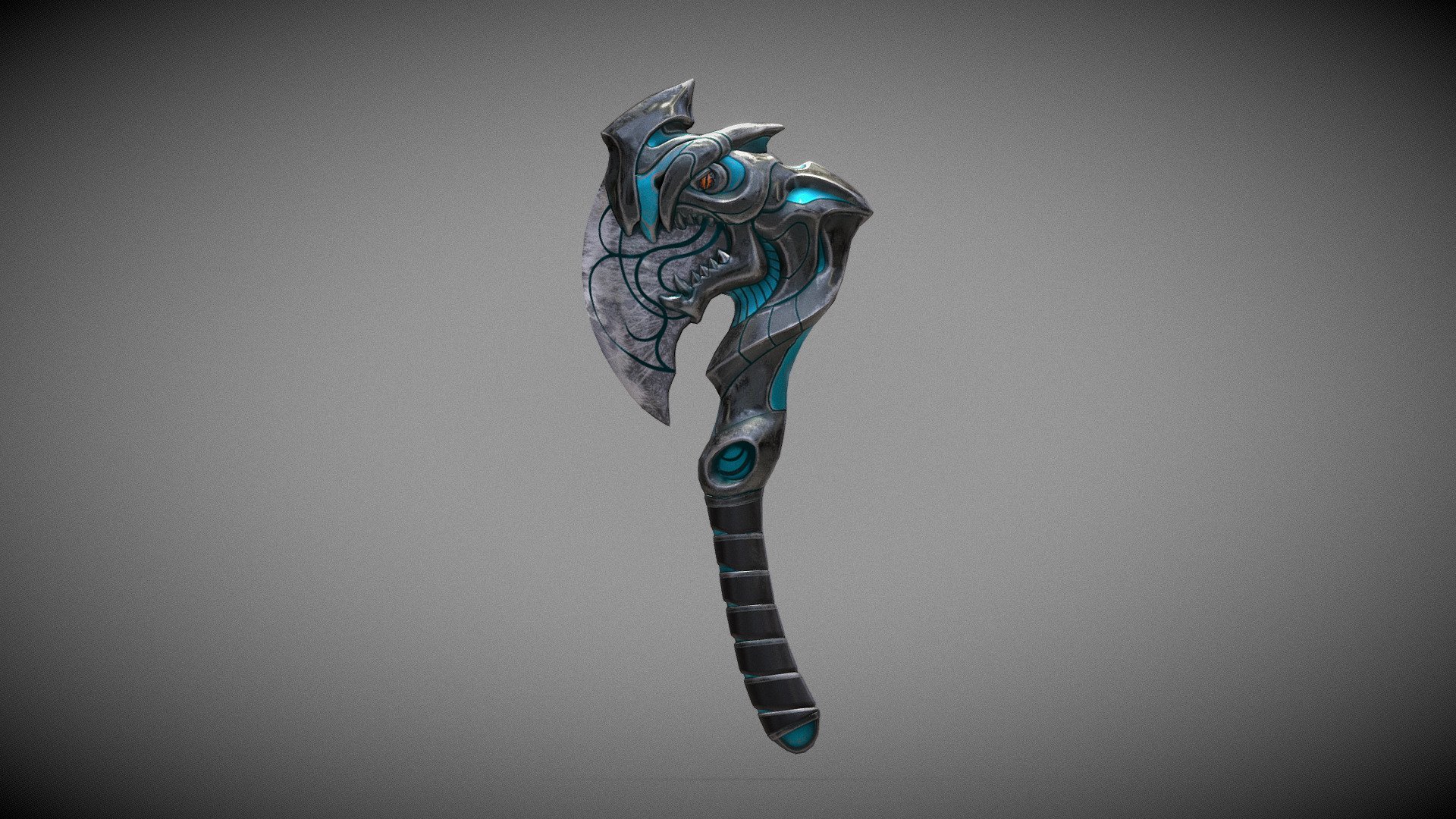Dragon Axe - 3D model by Batonian [f2b2aa8] - Sketchfab