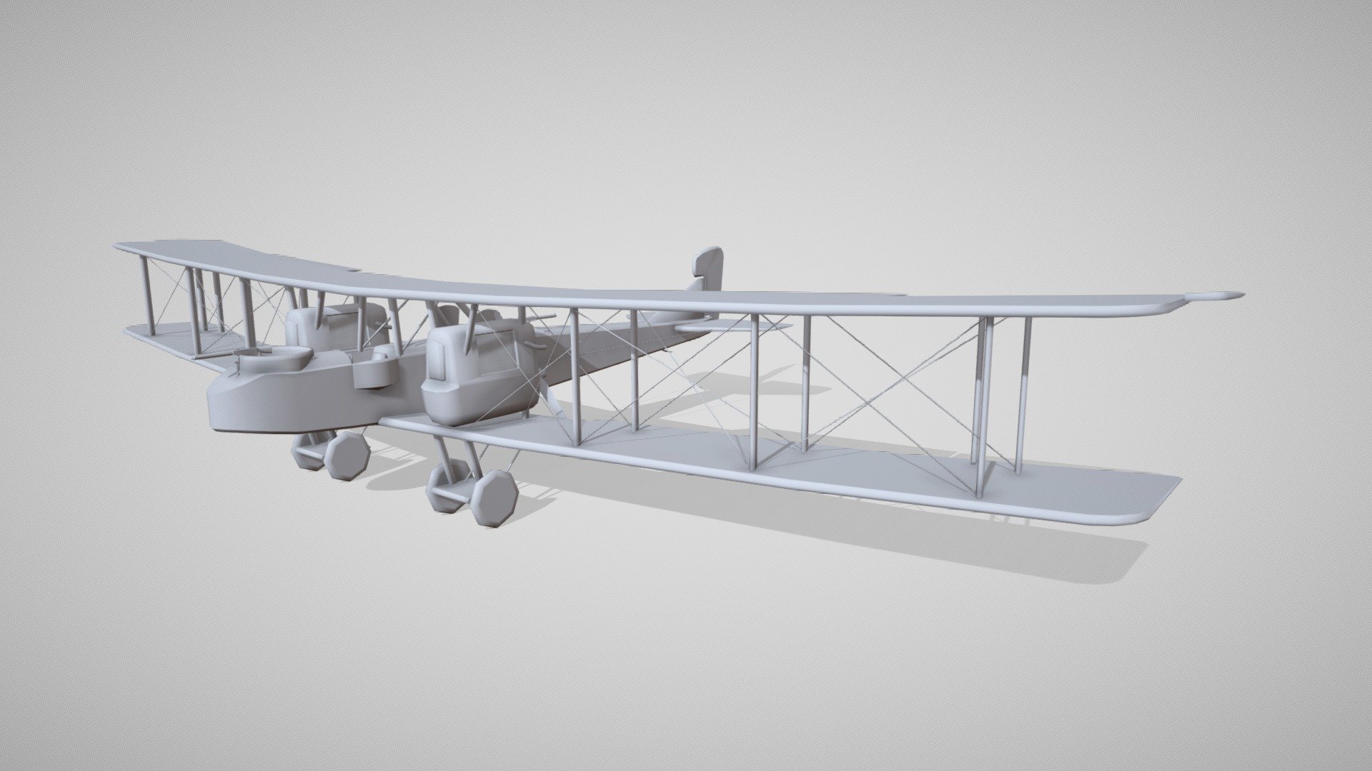 WW1 Gotha Lowpoly for Game - 3D model by Erik Geslin (@erikgeslin ...