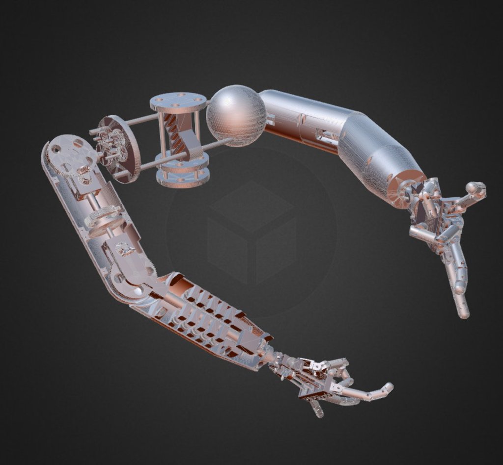 Upper Body Assembly - 3D model by Charles Chiou (@samurai0000000 ...
