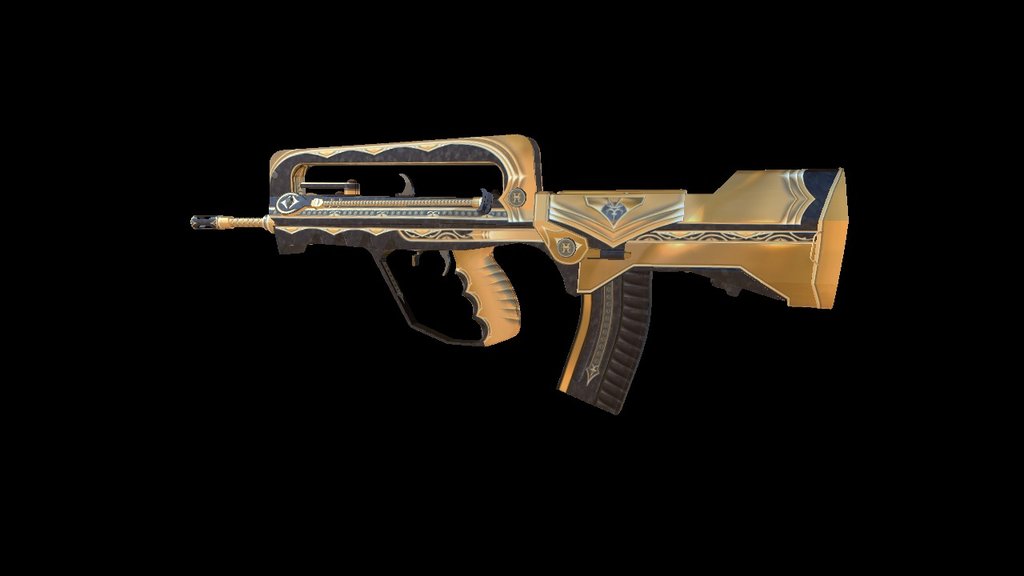 CS:GO Imperial Famas | Gold - 3D model by Kitch.sb (@kitchsb) [f2b69ee ...