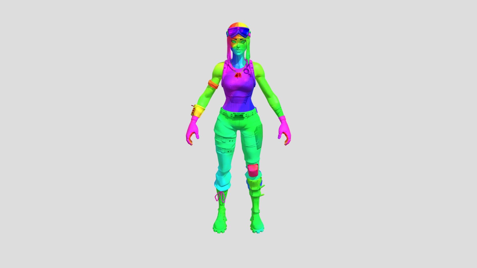 Renegade_raimbow - Download Free 3D model by the legends models ...