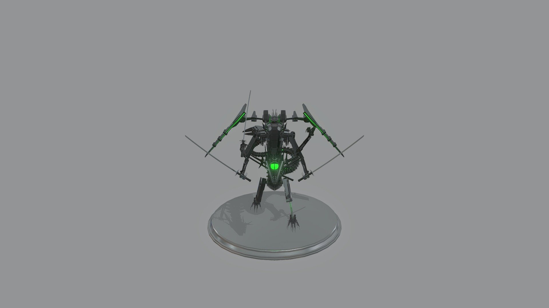 Mecha dragon Sicarius - 3D model by darkness_DRAGON [f2bbbb5] - Sketchfab