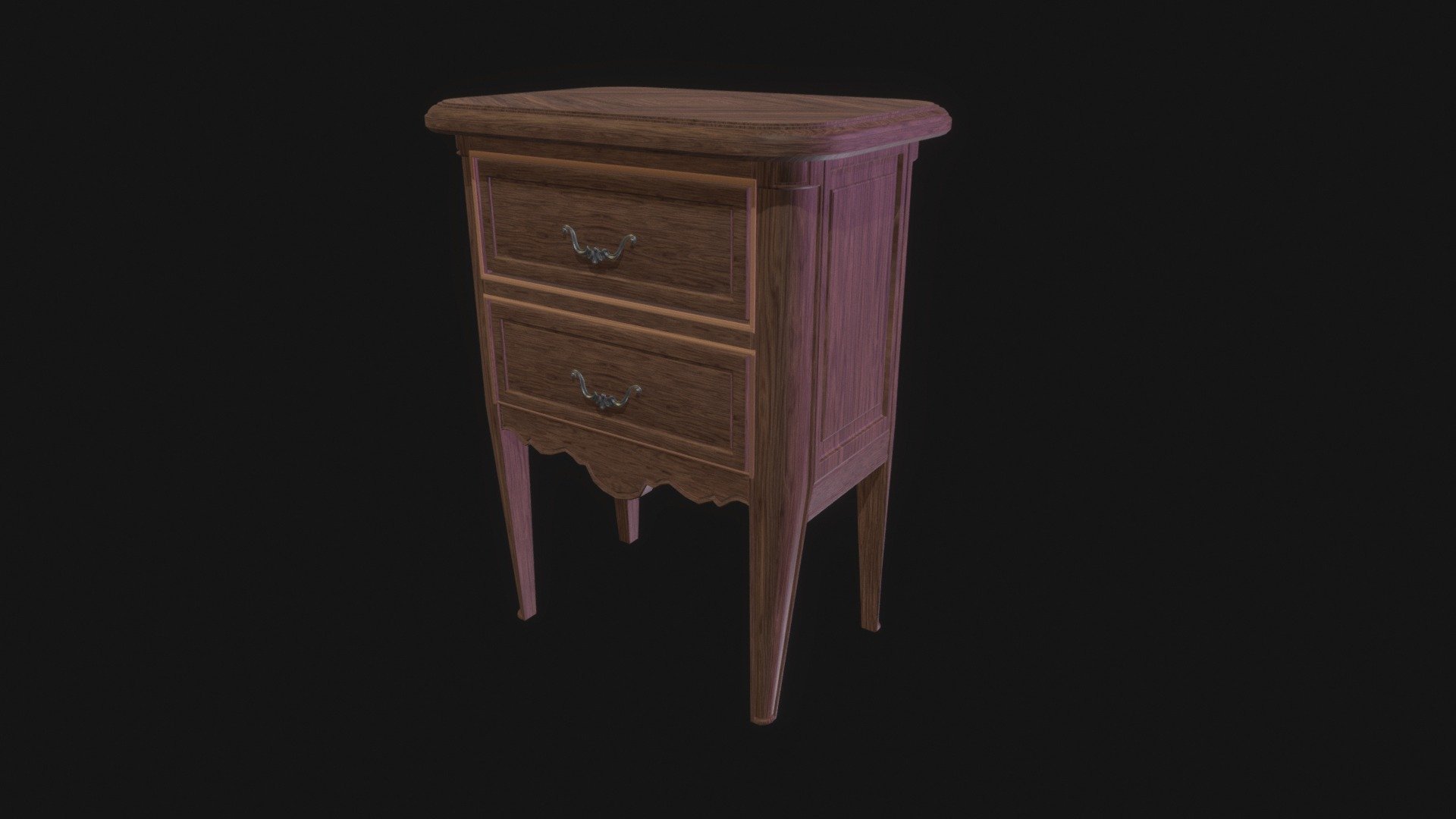 night stand - 3D model by Bob (@niktol159) [f2bd2bb] - Sketchfab