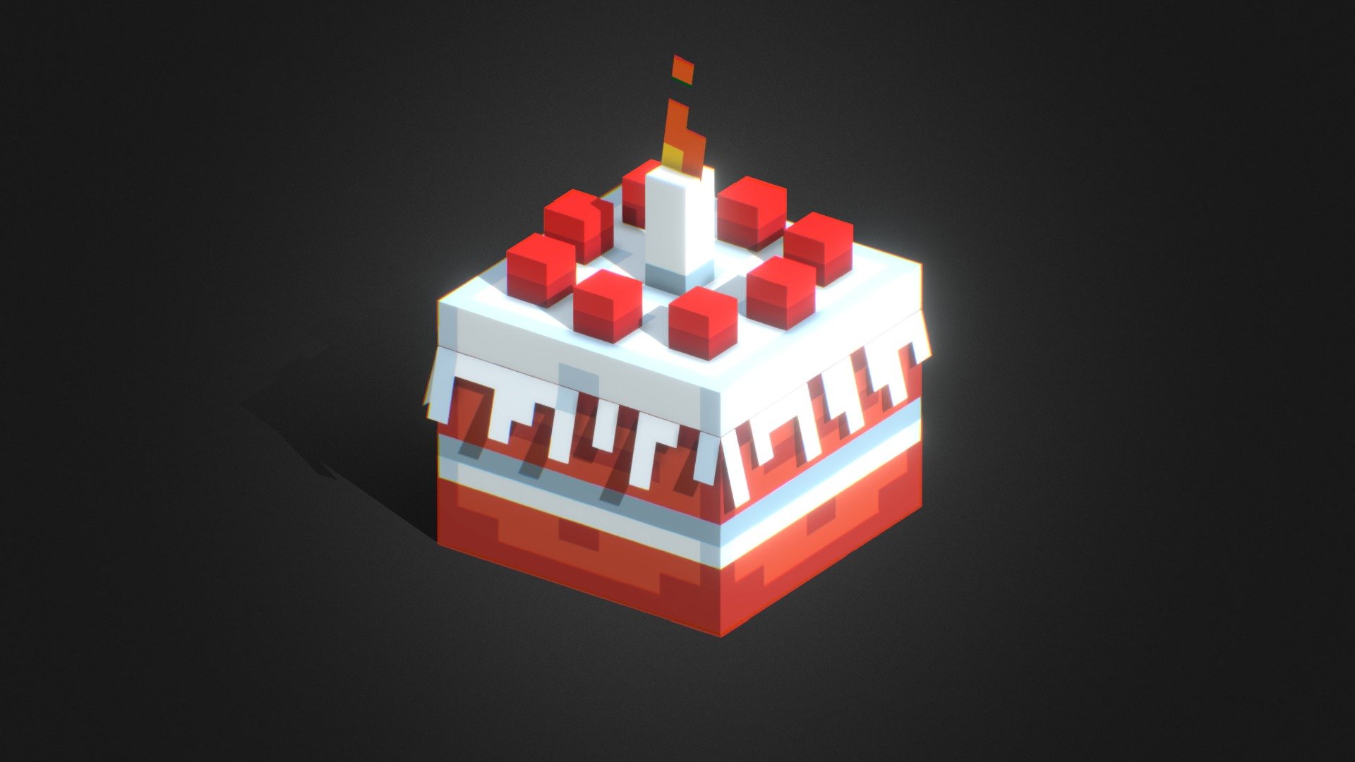 Cake - 3D model by chqdd (@adinda.ri420) [f2bd473] - Sketchfab