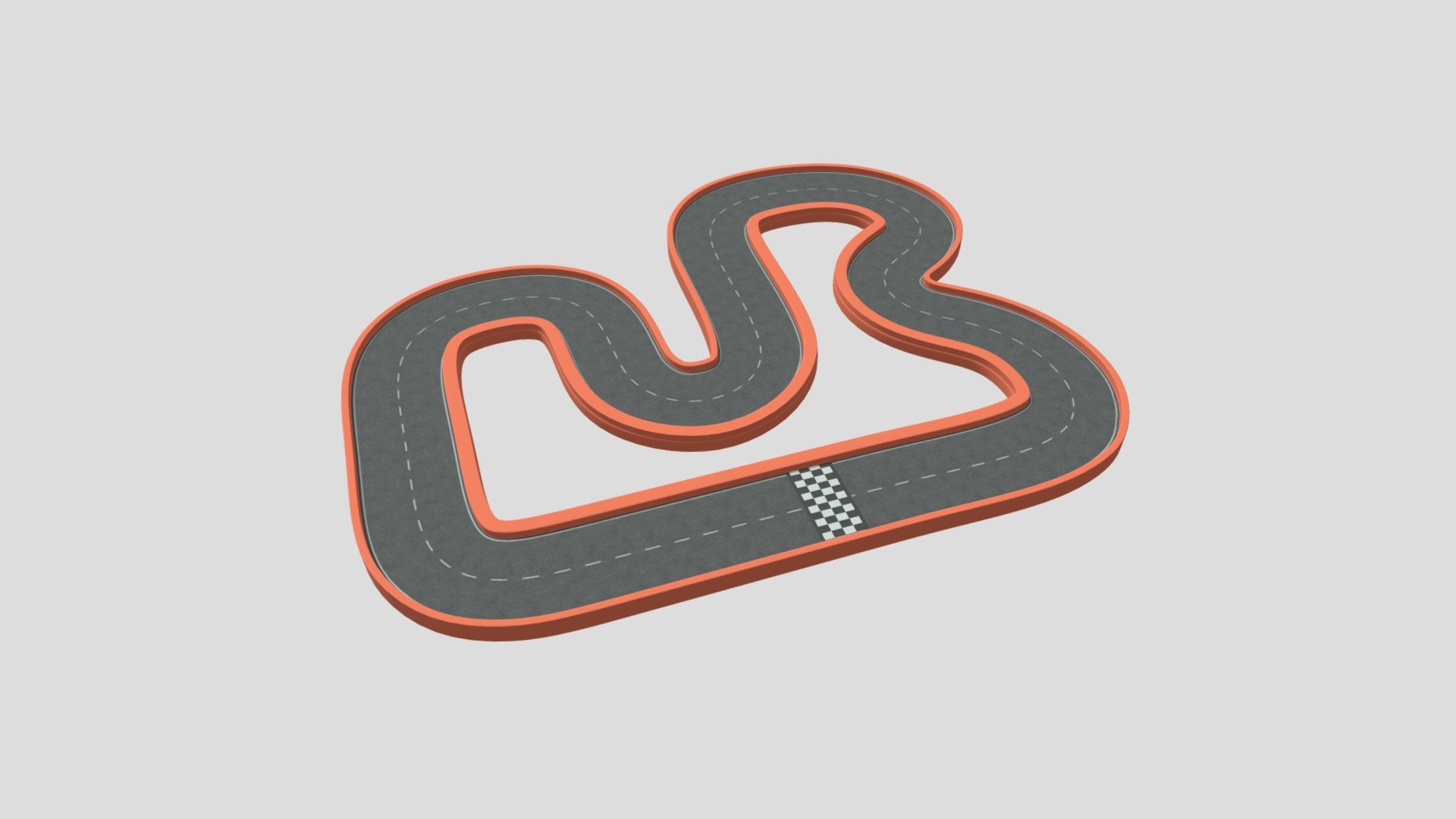 Race Track - Buy Royalty Free 3D model by Ed+ (@EDplus) [f2bd9cd ...