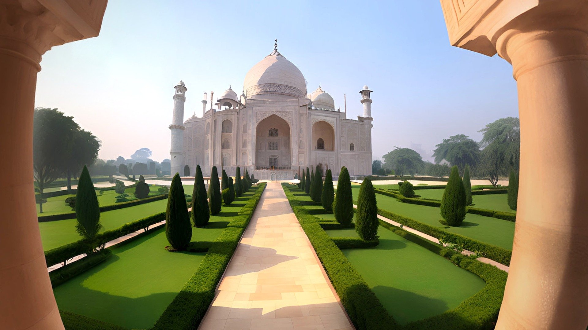 Taj Mahal Unveiled: Panorama Journey - Buy Royalty Free 3D model by ...