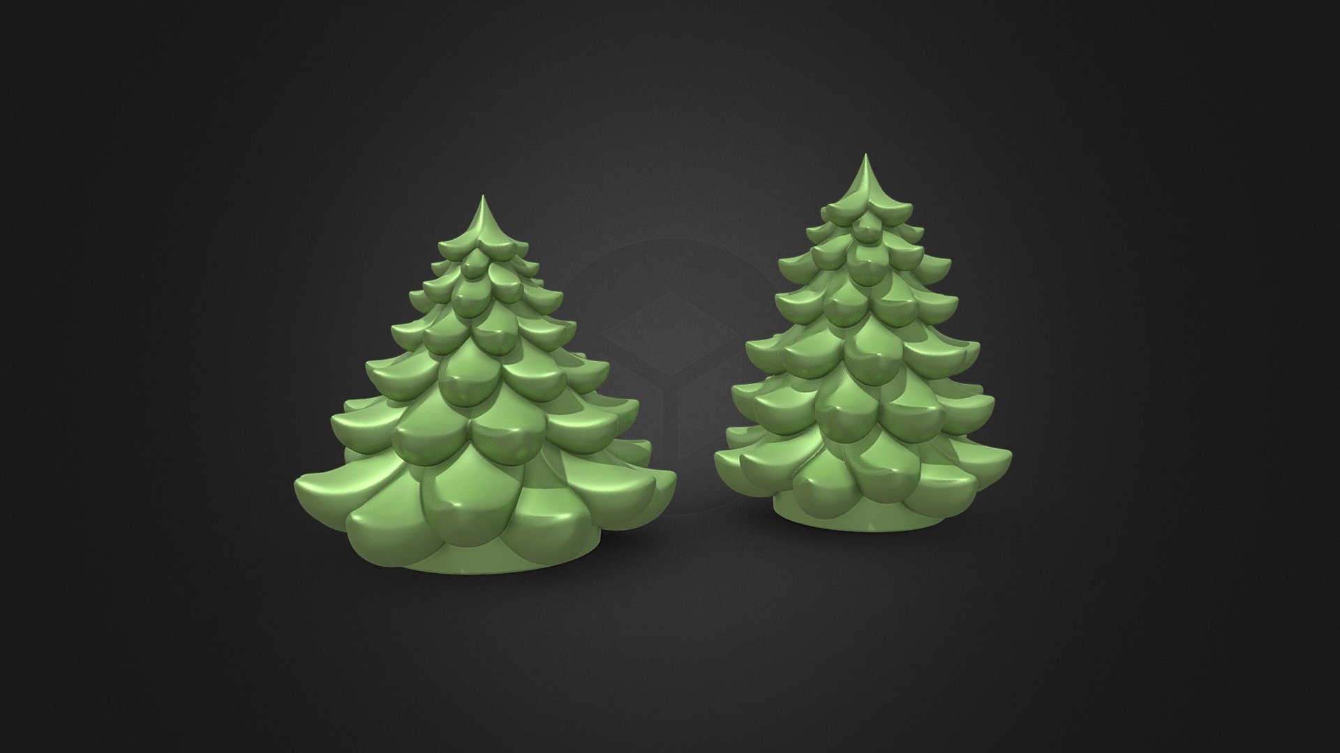 Magnificent Christmas Trees - Download Free 3D model by Лапшин Сергей ...