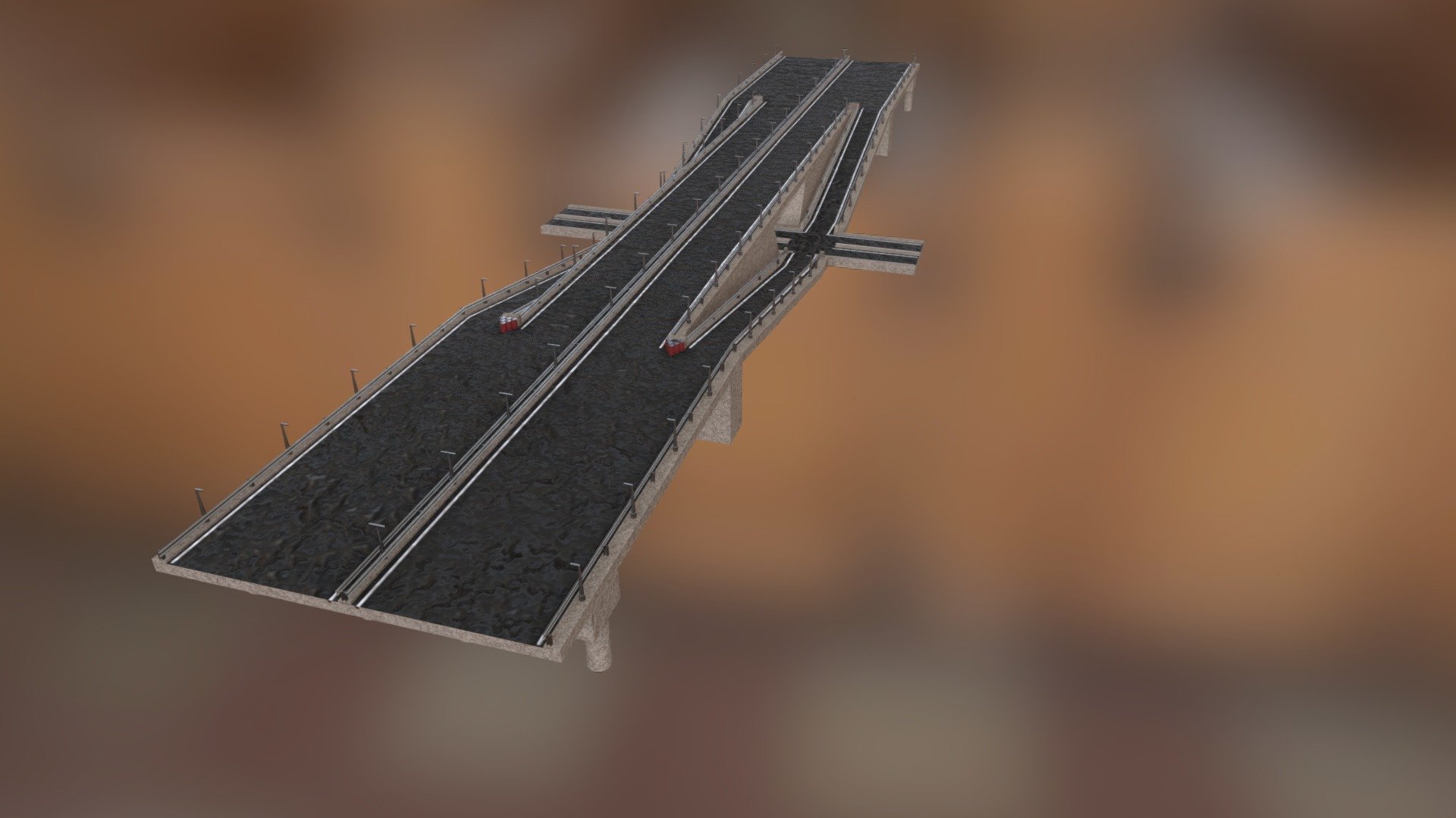 Interchange 2 level - 3D model by Taras (@TarasKhris) [f2c2782] - Sketchfab
