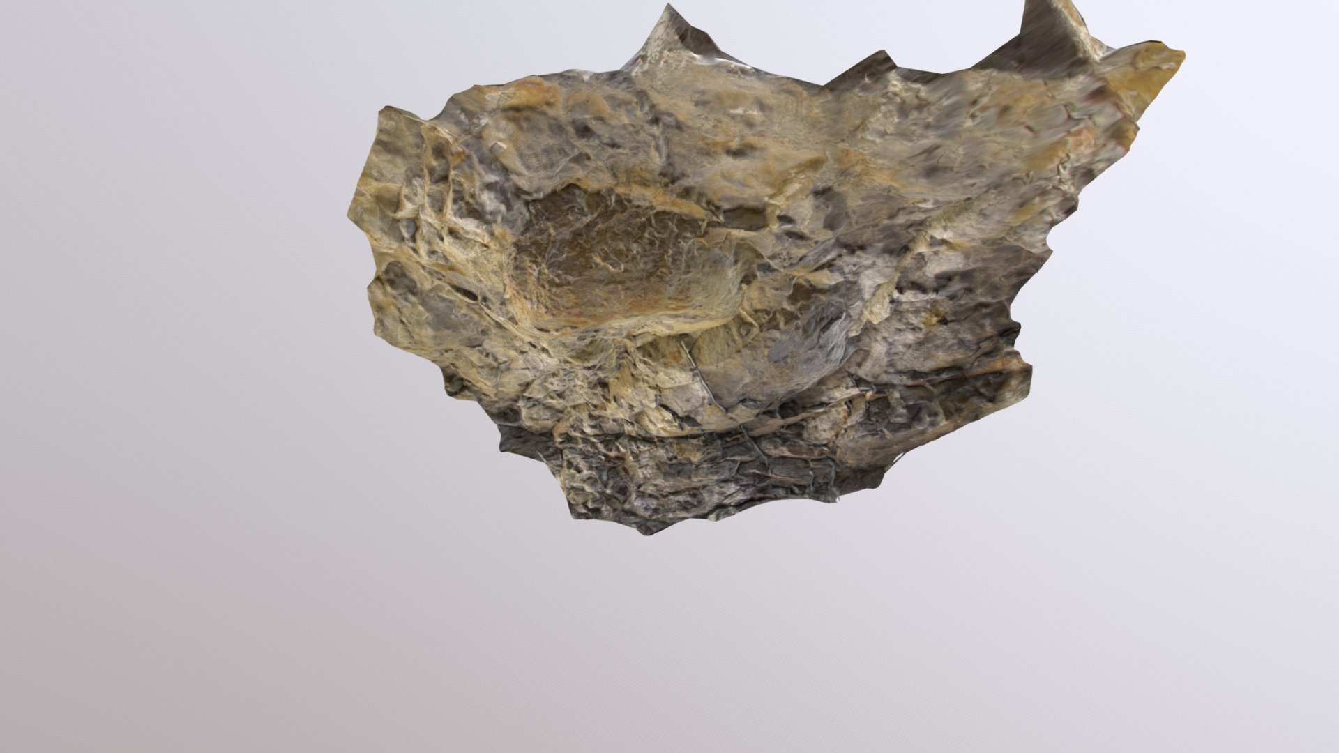 Yorkshire Dinosaur track in cliff - Download Free 3D model by ...