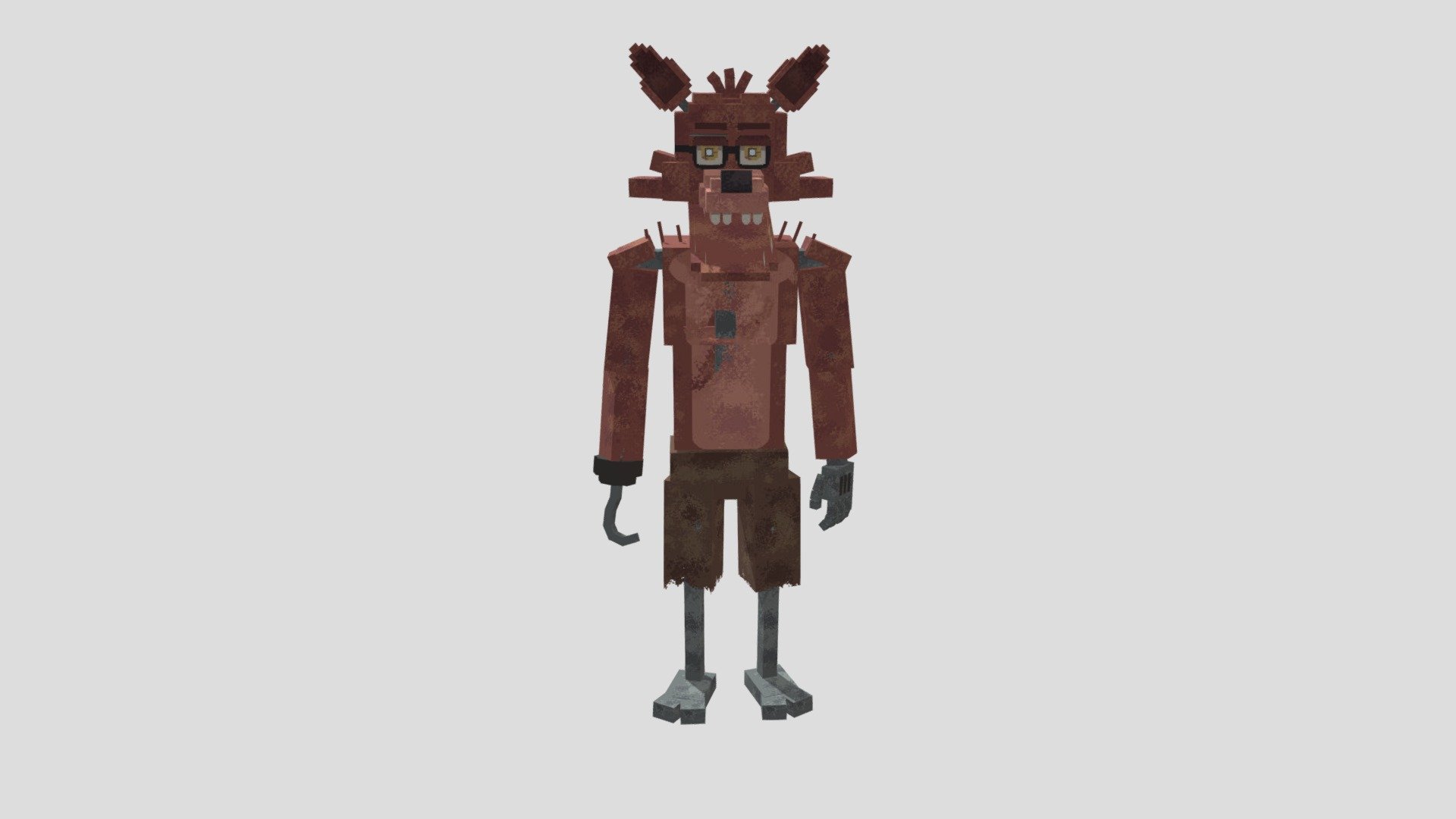 Fox fnaf 1 minecraft - Download Free 3D model by Dark tv (@hakeryeblany ...