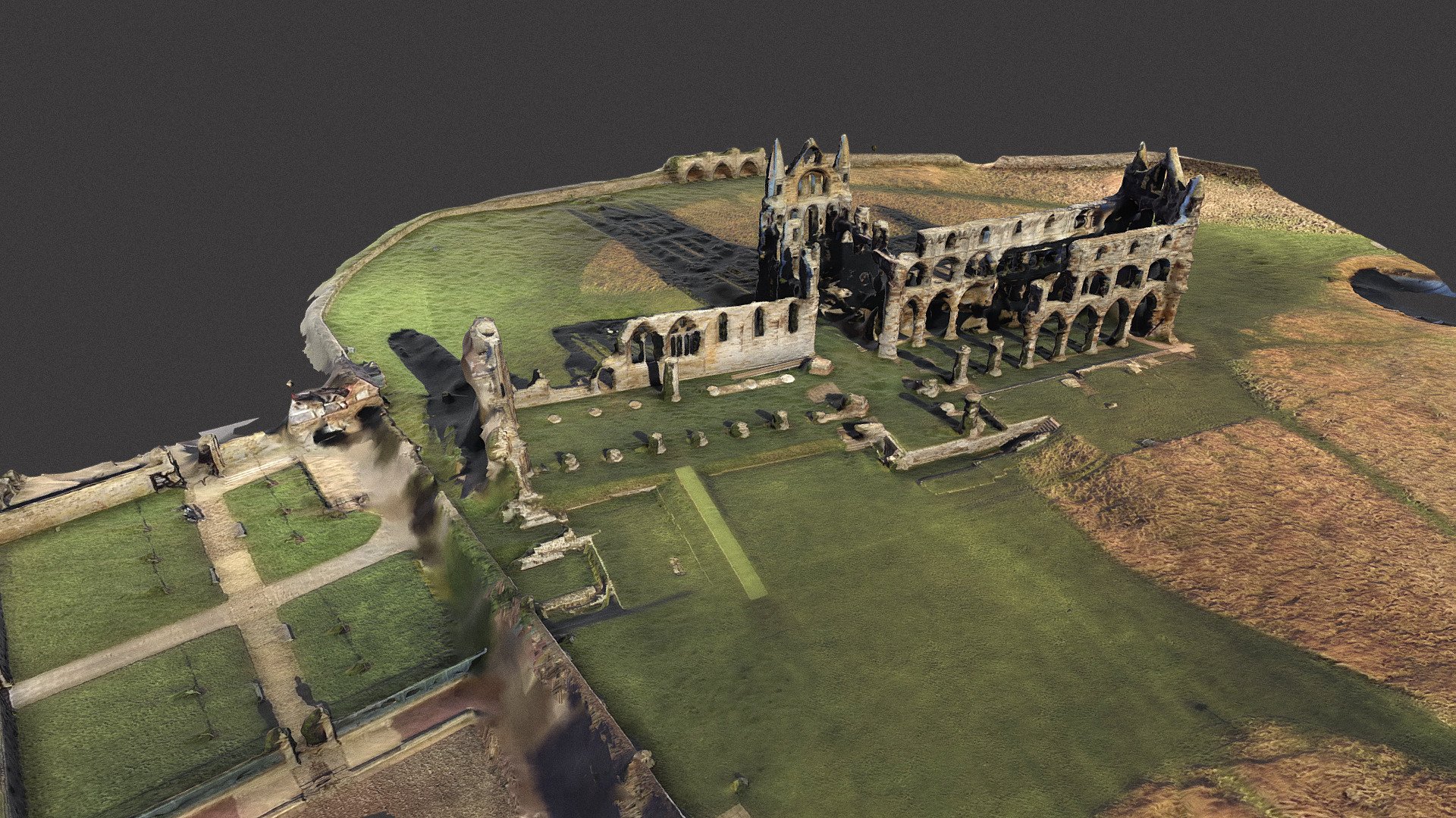 Whitby Abbey - UK - 3D model by Arqueomodel3D (@juanbrualla) [f2c5ea4 ...