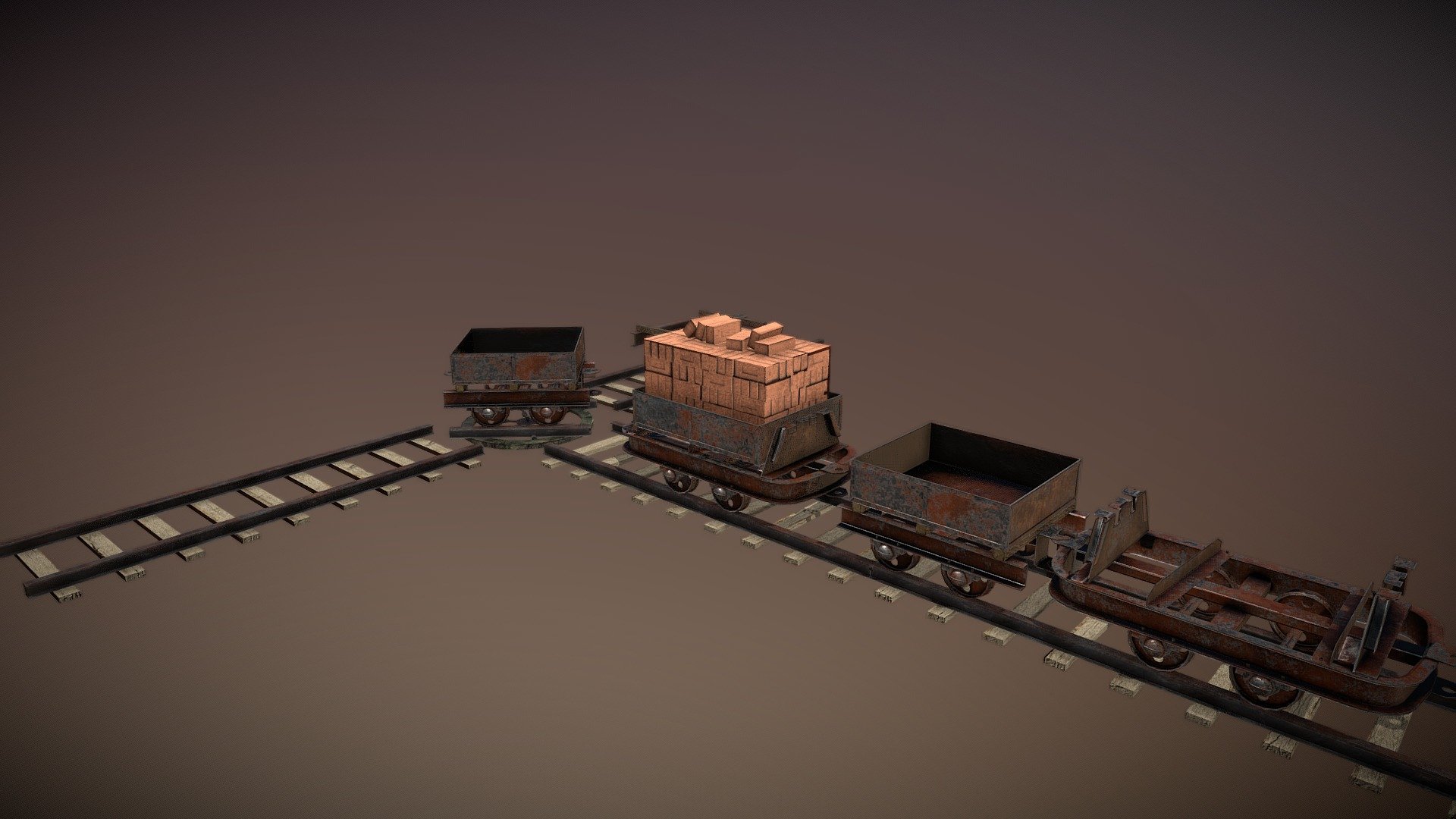 Bricks transport wagons - 3D model by Grodzka Gate - NN Theatre Centre ...