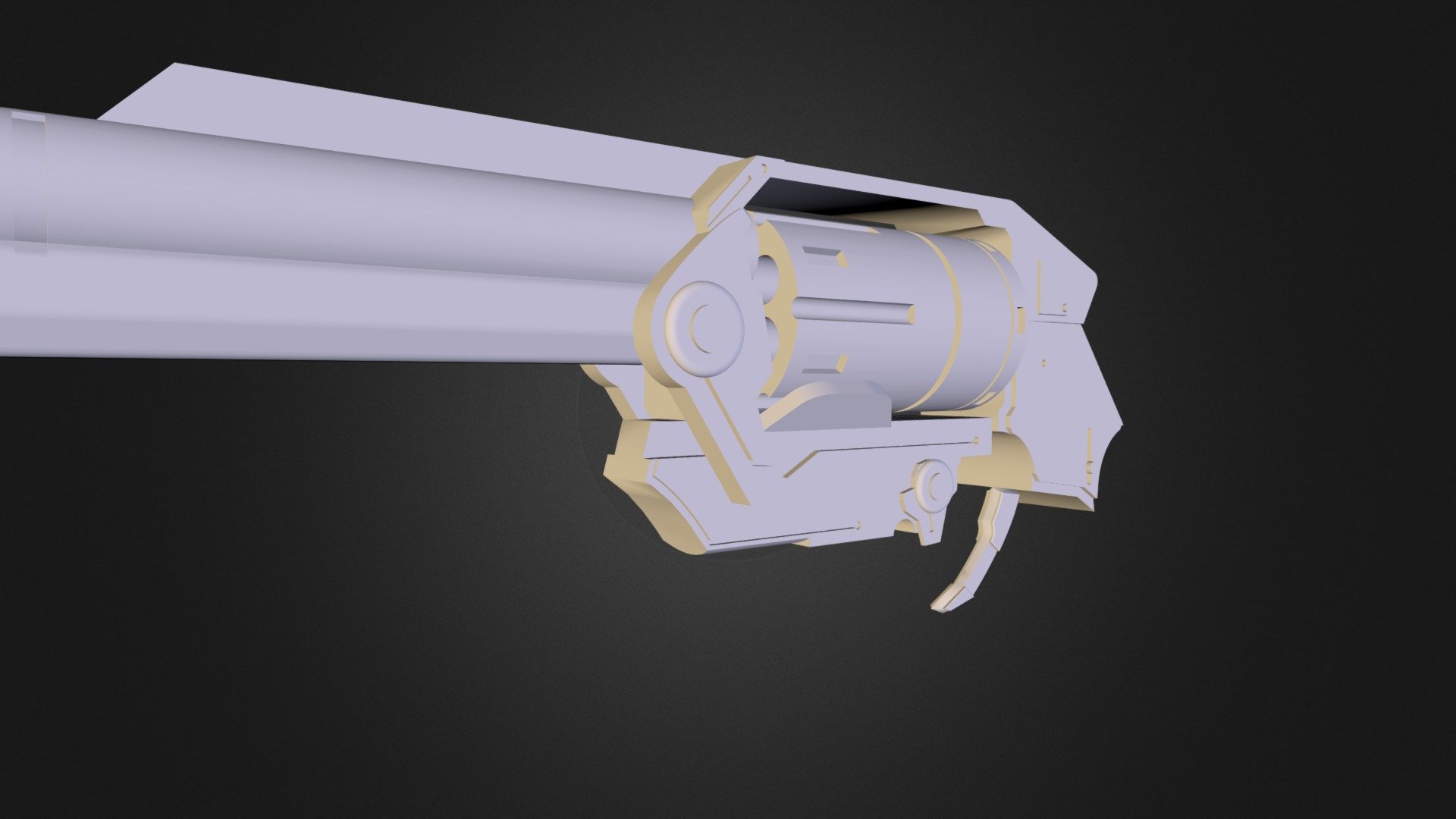 Boltok Pistol WIP - 3D model by 2052 [f2c6e1f] - Sketchfab