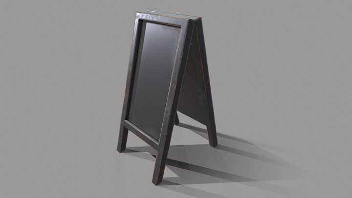 Signboard 3D models - Sketchfab