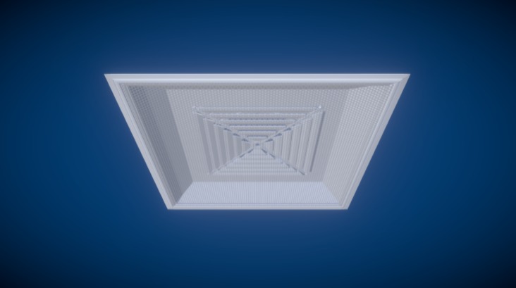 4320S Diffuser - 3D model by Nailor [f2cbf32] - Sketchfab