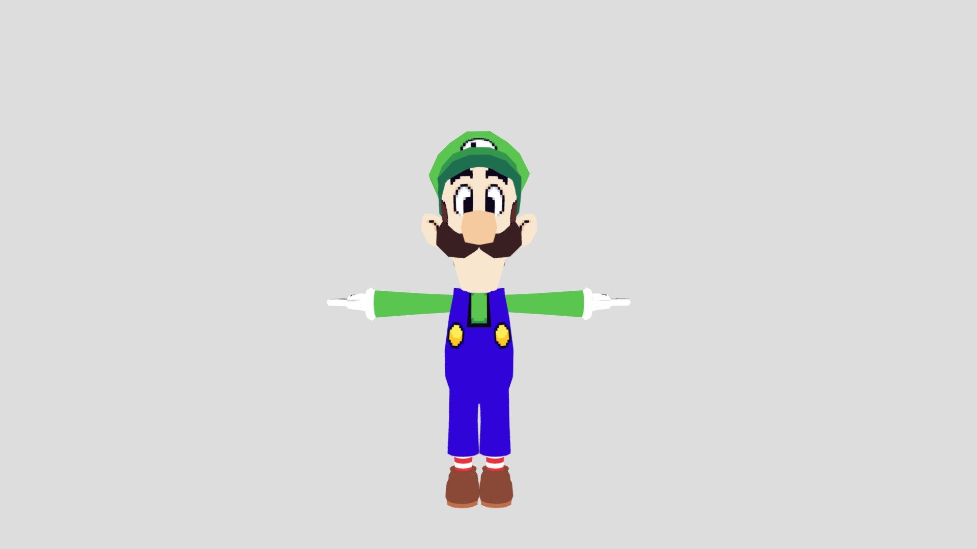 Luigi - Download Free 3D model by Mr. Duckly Dumb (@Mr.Duckly_Dumb ...