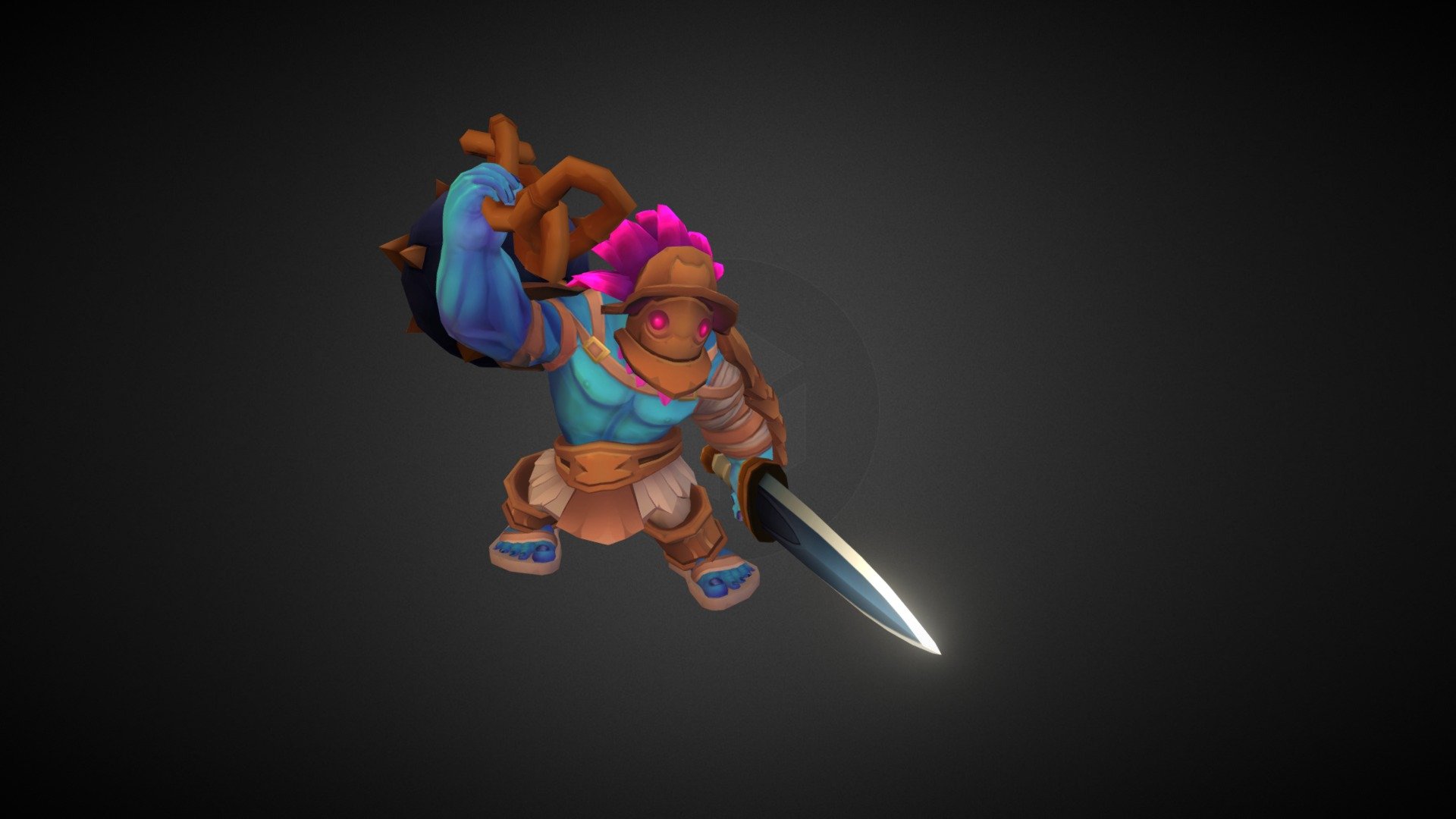 Gladiator Shank - 3D model by esquire [f2ce343] - Sketchfab